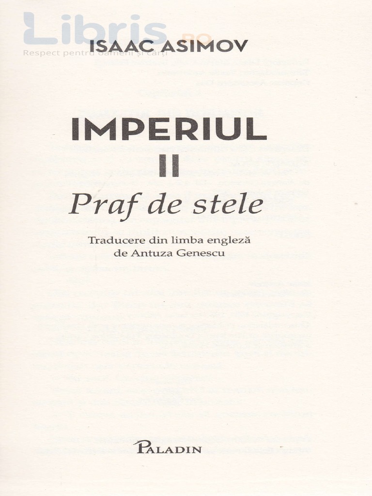 Imperiul Praf de Stele - Isaac Asimov | PDF