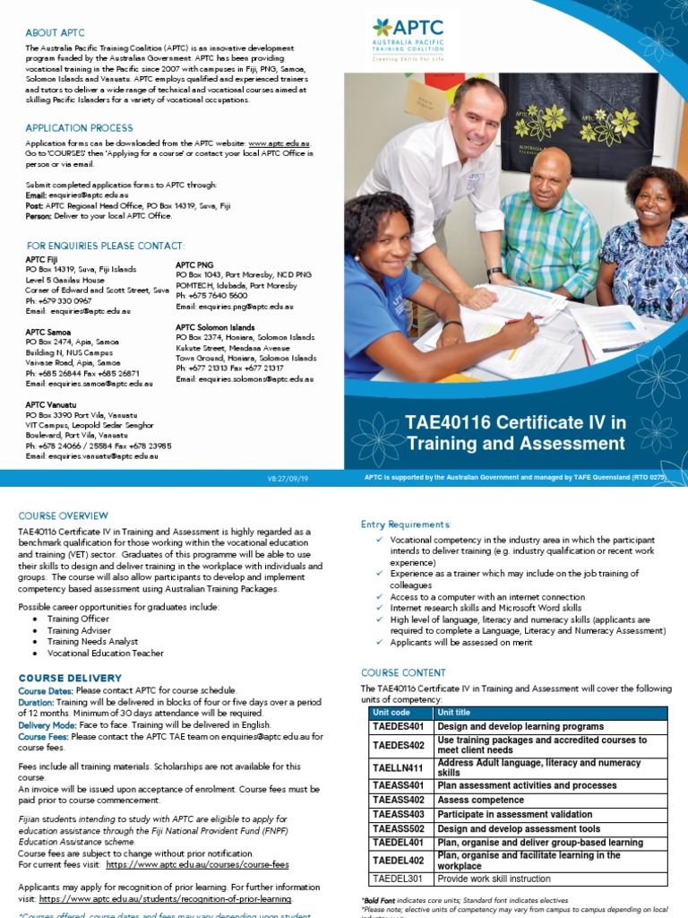 APTC Vocational Training Overview | PDF | Business | Technology & Engineering