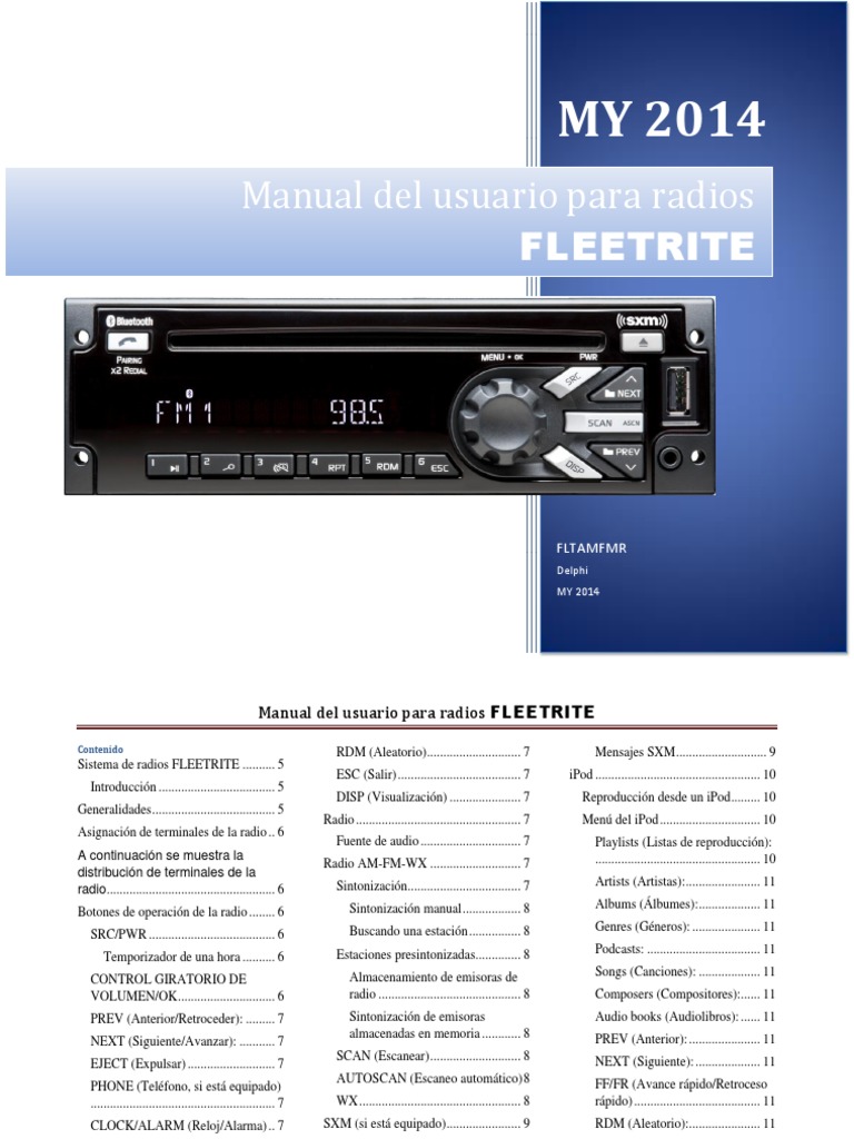 Manual Del Usuario para Radios: Fleetrite | PDF
