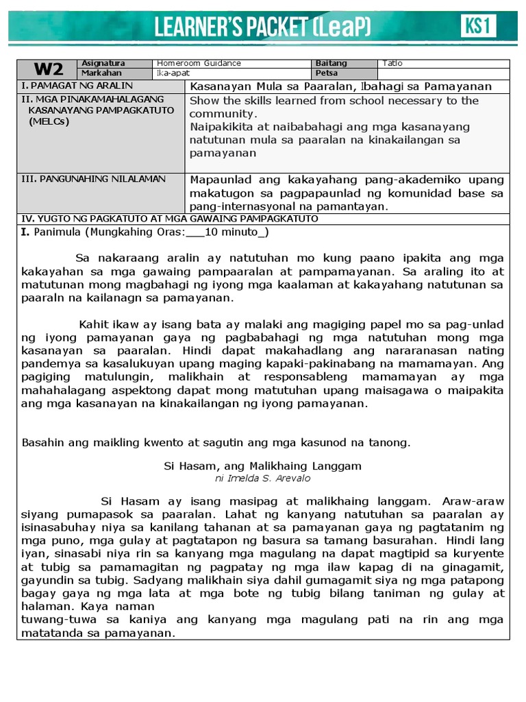 Q4 HGP 3 Week2 | PDF