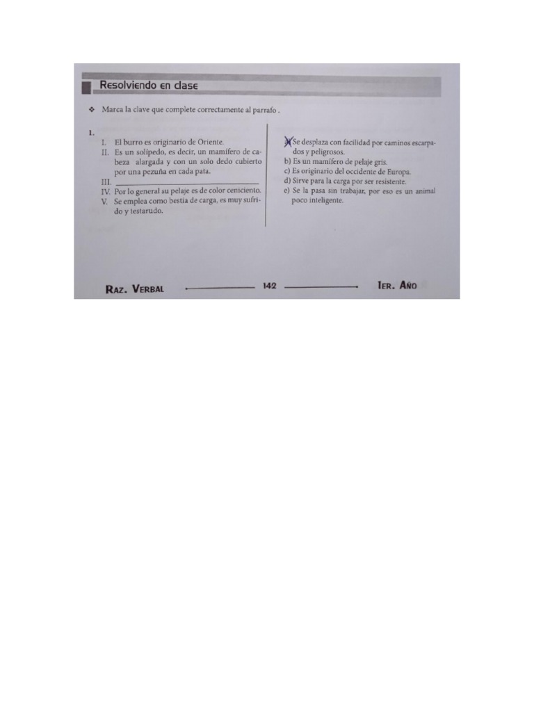 RAZ VERBAL (Libro Tema Final 2021) | PDF