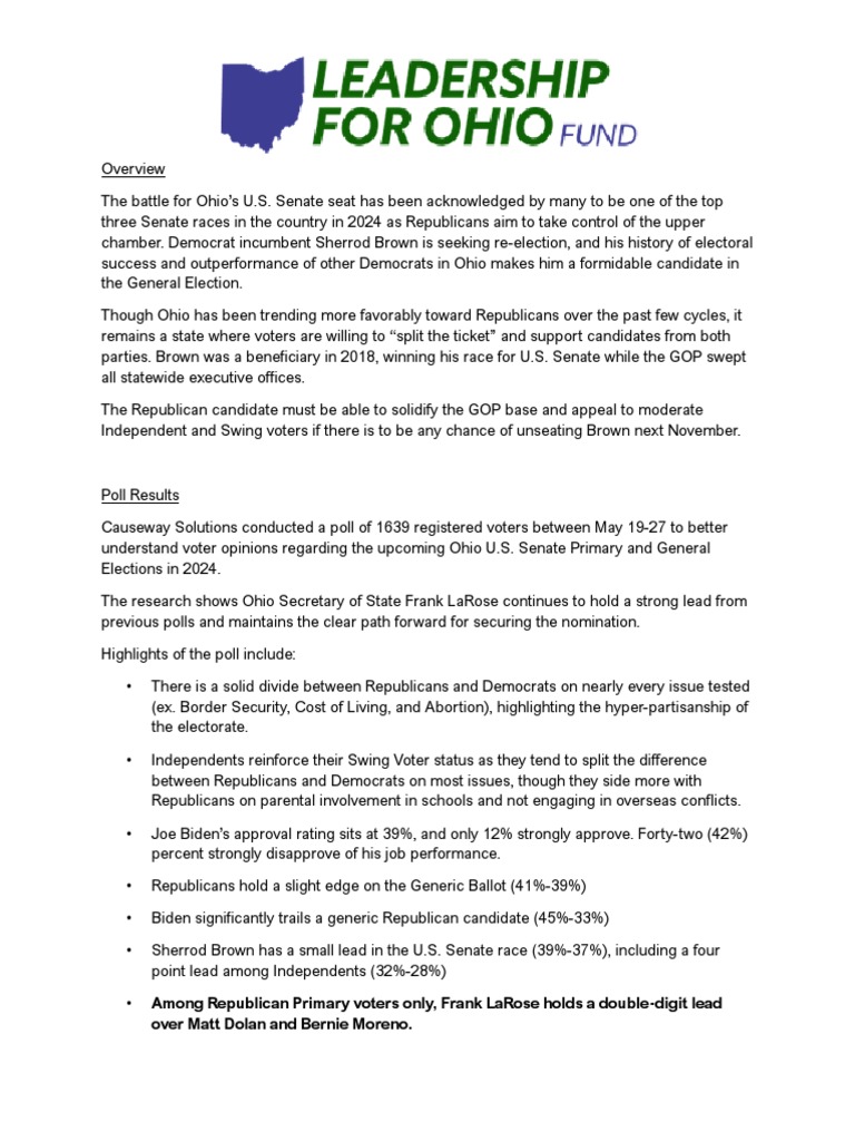 Lfof Polling Memo 06092023 | PDF