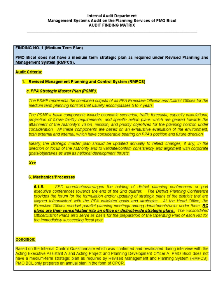 2023 PMO BCL Draft Findings | PDF