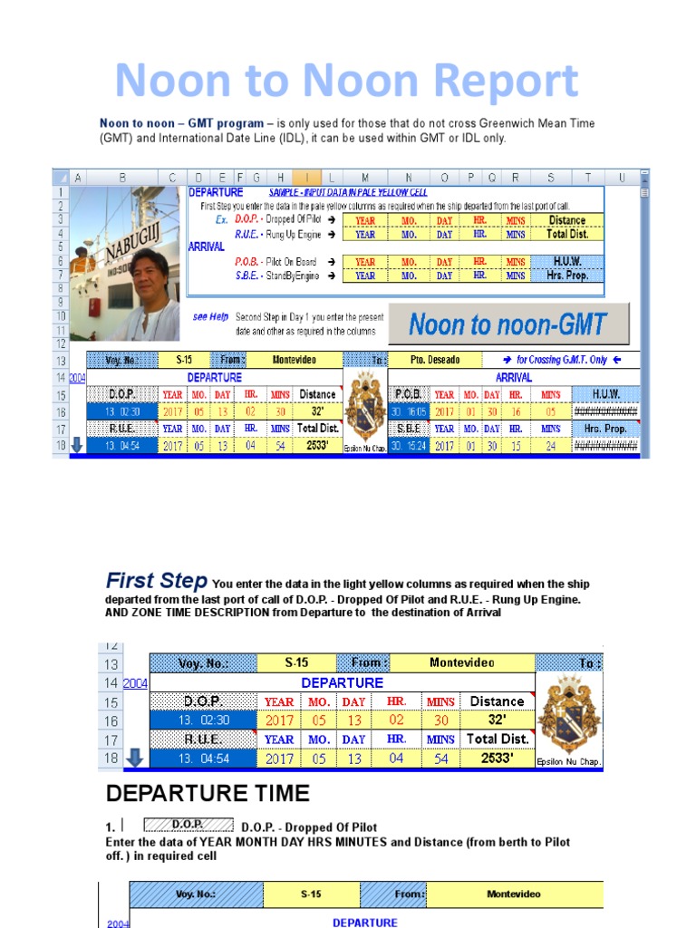 Nabugiij - Noon To Noon Report 1 Page 29 | PDF | Longitude | Spacetime