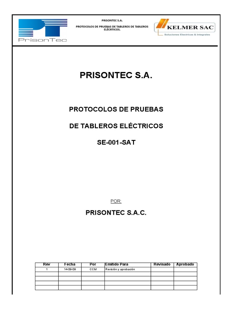 Formato de Tableros Eléctricos | PDF | Ingenieria Eléctrica | Electricidad