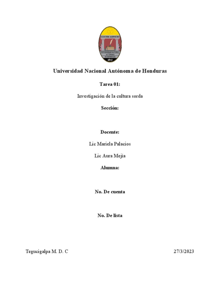 Cultura Sorda | PDF | Lenguaje de señas | Cognición