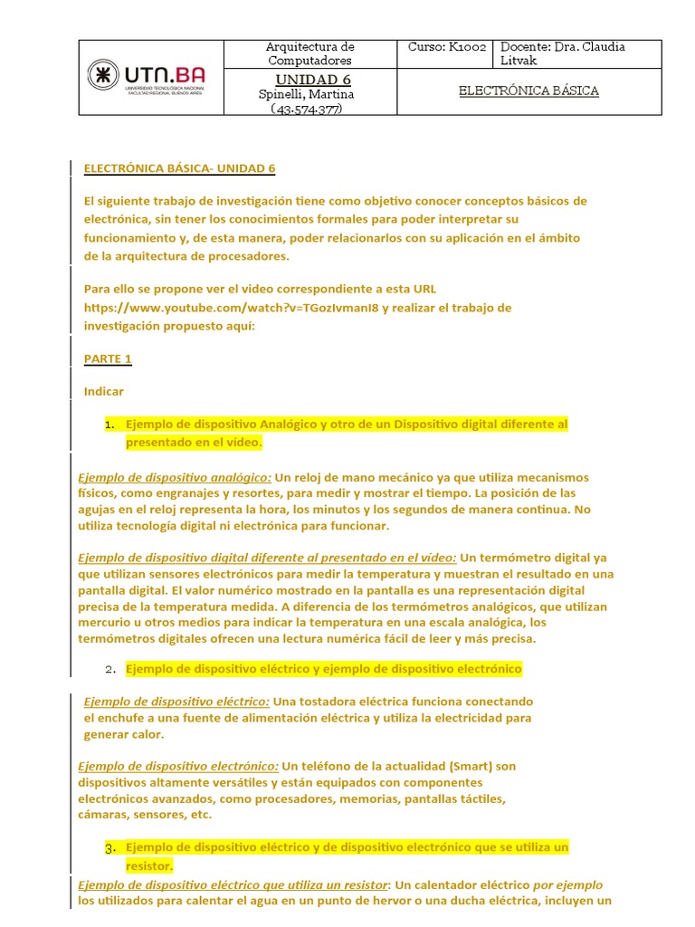 Electrónica Básica | PDF