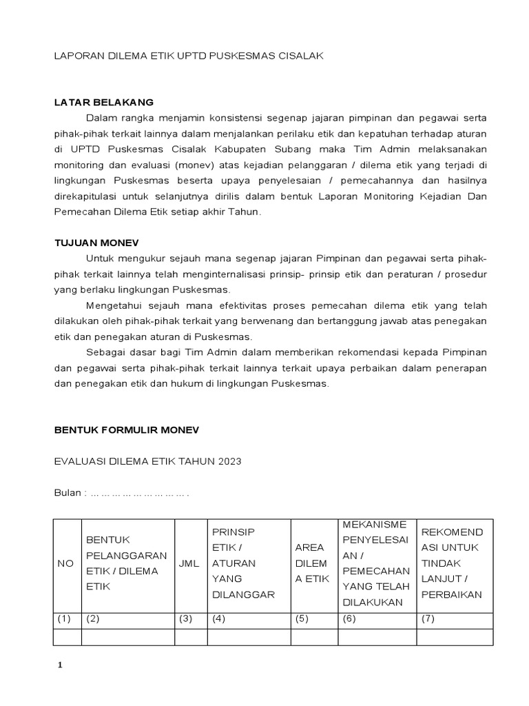 1.2.5 Ep 2 Laporan Dilema Etik | PDF