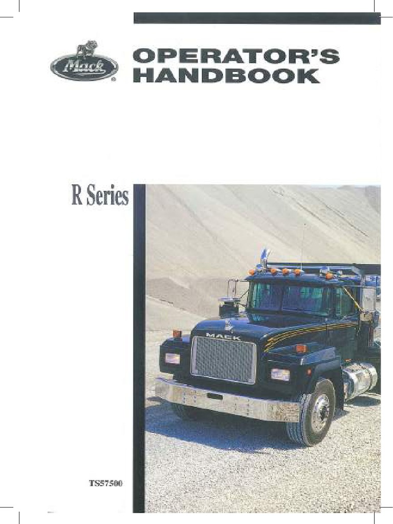 MACK R Series Operator Manual | PDF