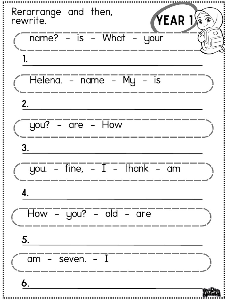 Rearrange Worksheet | PDF