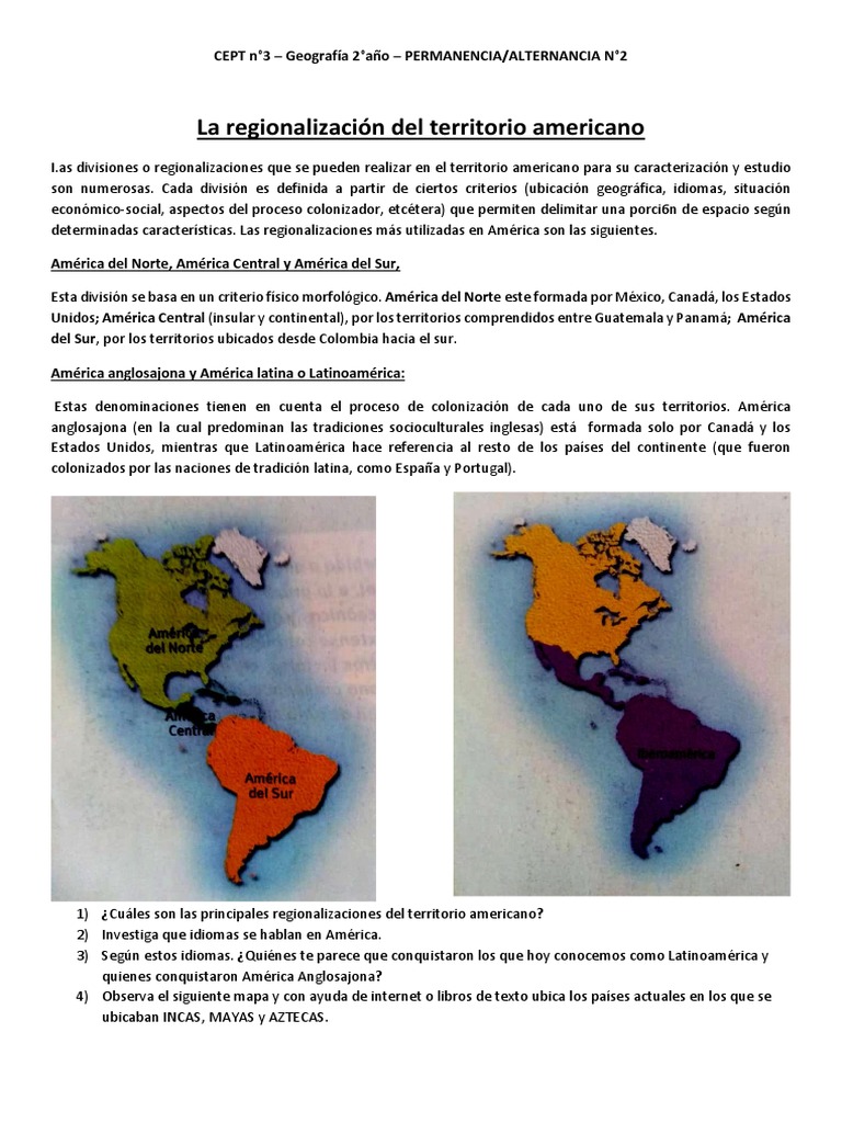 p2 Geo | PDF | Américas | America latina