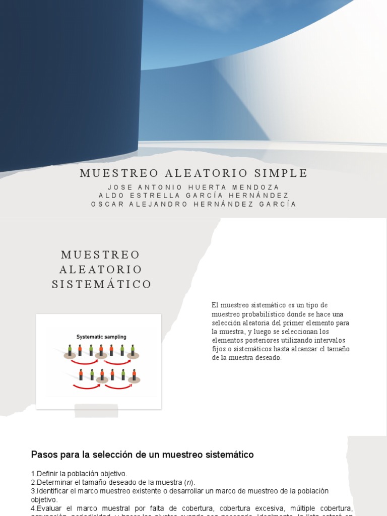 Muestreo Aleatorio Sistematico | PDF | Muestreo (Estadísticas ...