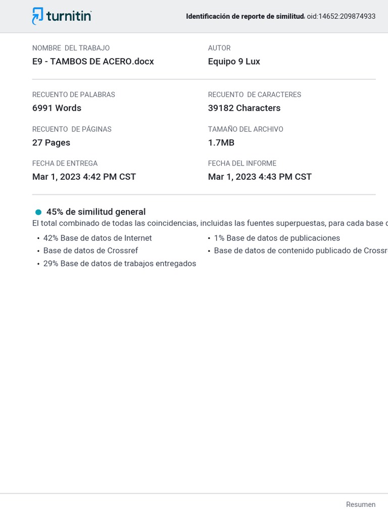 E9 - Tambos de Acero | PDF