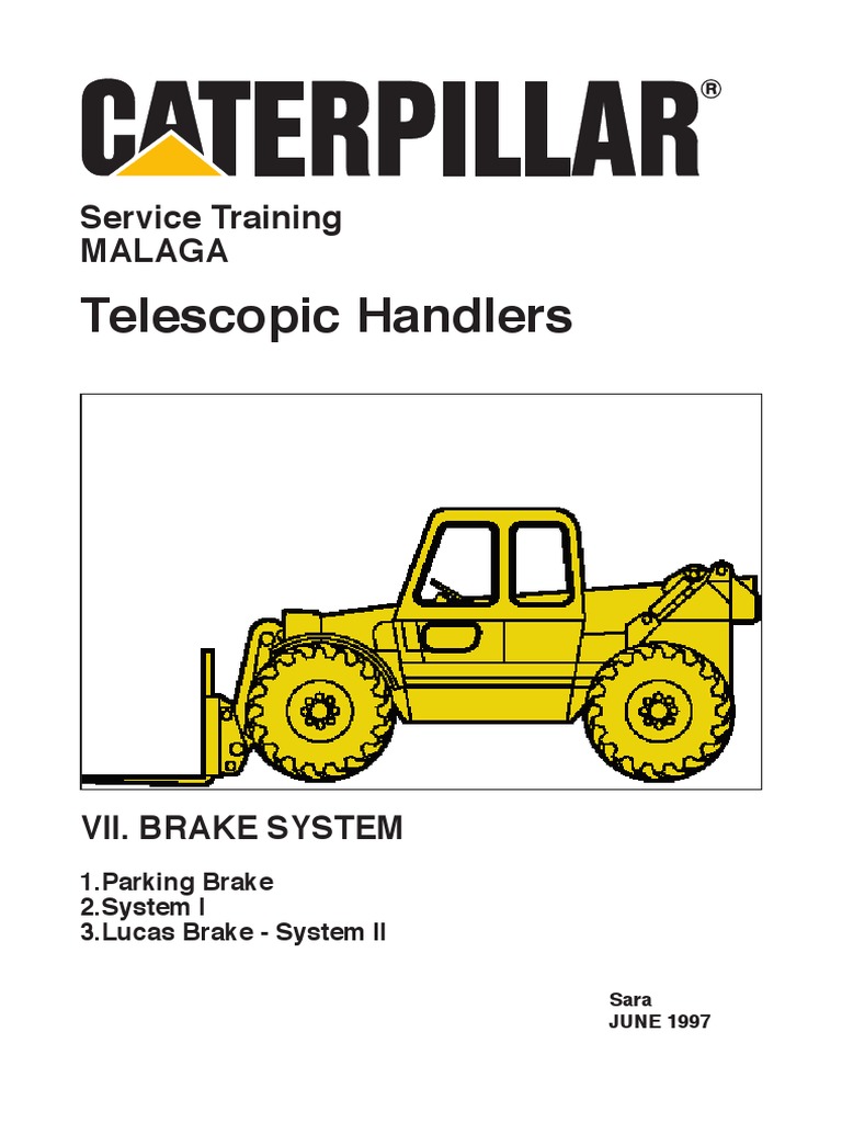 Telescopic Handlers: Service Training Malaga | PDF | Brake | Piston