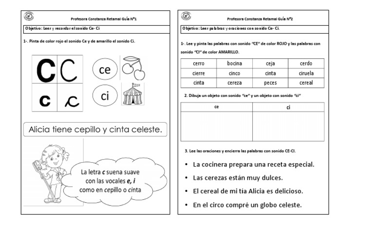 Consonante Ce Ci | PDF