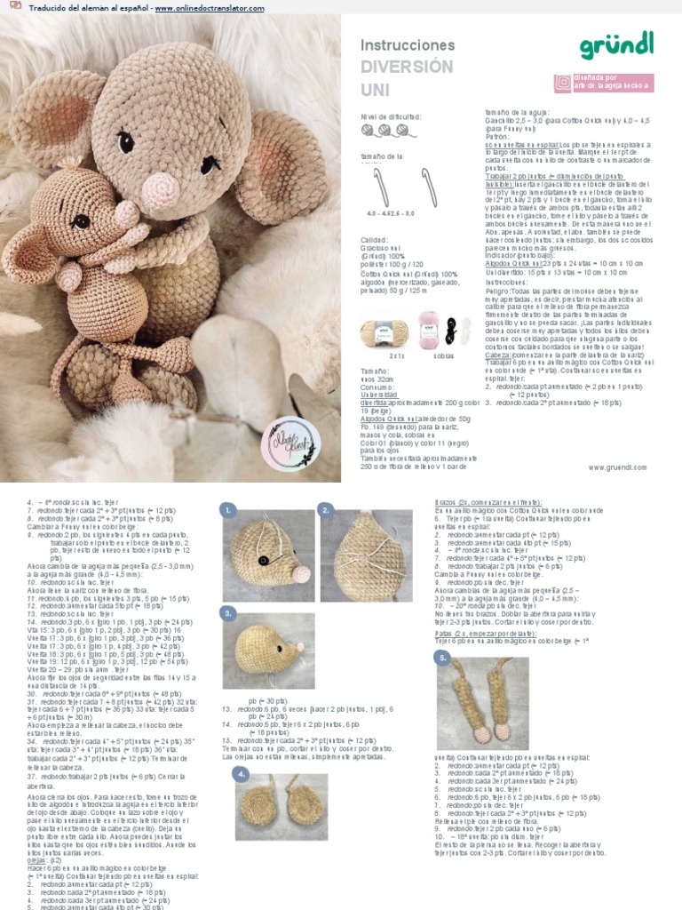 Maus y Milly | PDF | Textiles | Tejer