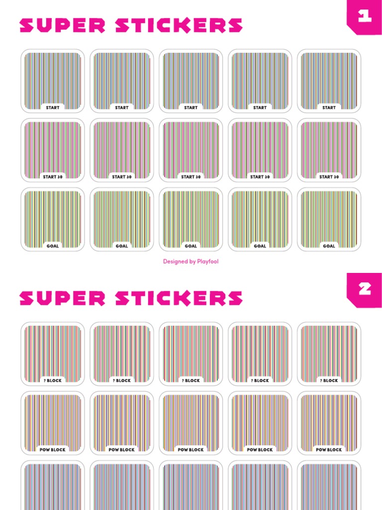 PF Super Stickers | PDF