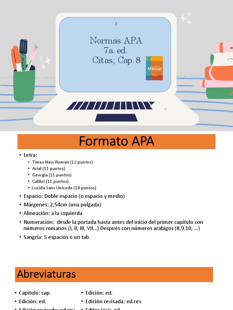 Normas Apa - 7ma Edición | PDF