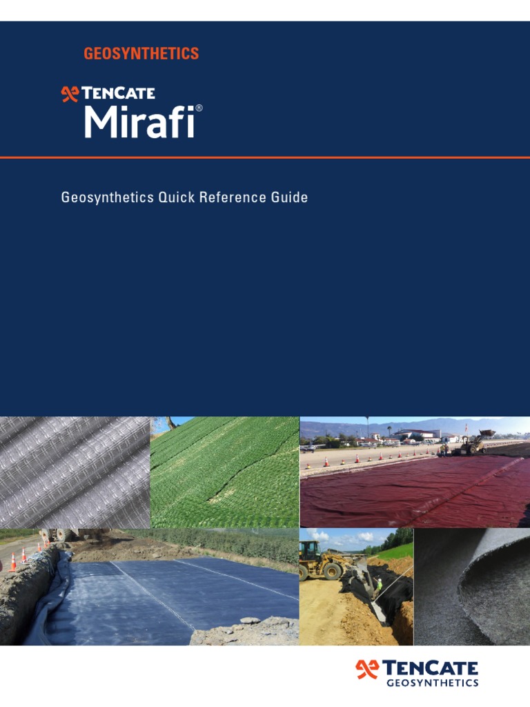 TenCate Geosynthetics Mirafi Quick Reference Product Guide 2110575 ...