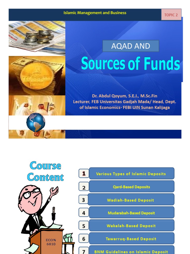 Week 4 Topic 1 Aqad and Sources of Funds | PDF | Banks | Islamic ...