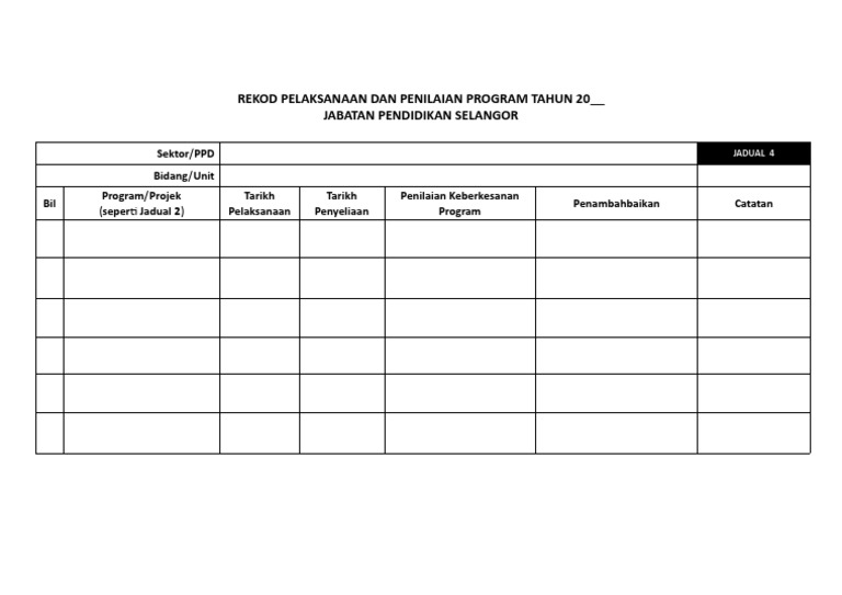 Jadual 4 Pdf