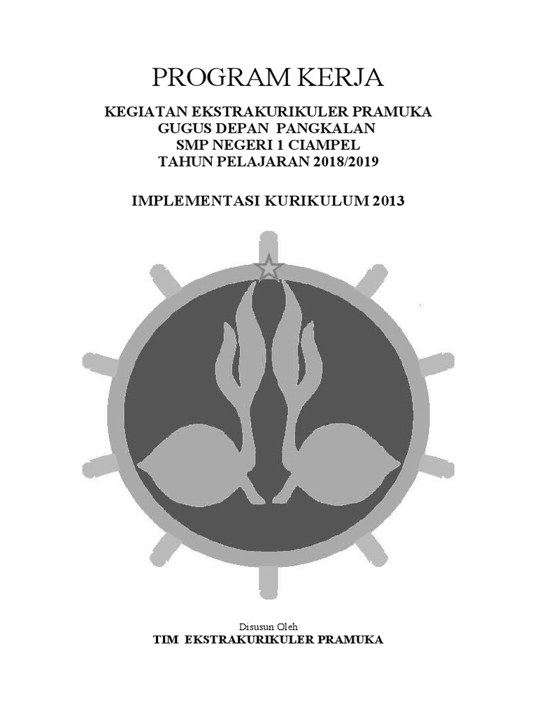 Program Kerja Pramuka | PDF