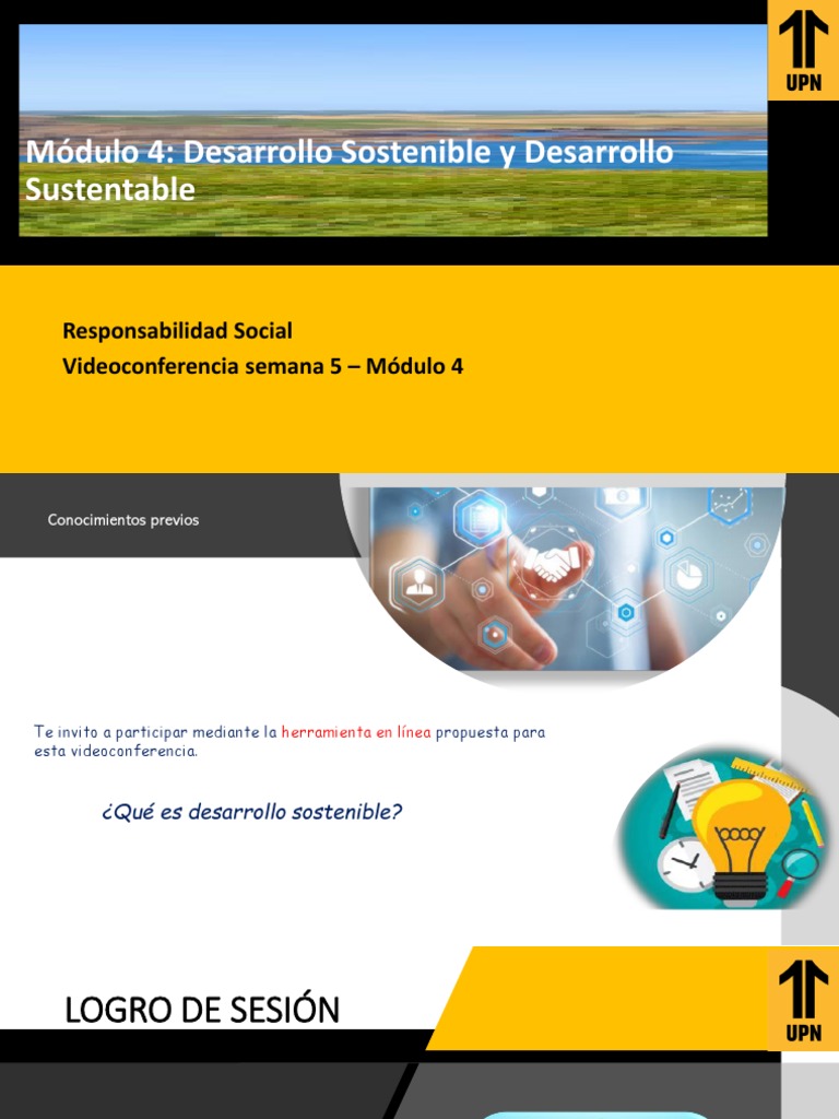 PPT-Desarrollo Sostenible y Desarrollo Sustentable-Semana 5 PDF | PDF | Desarrollo sostenible ...