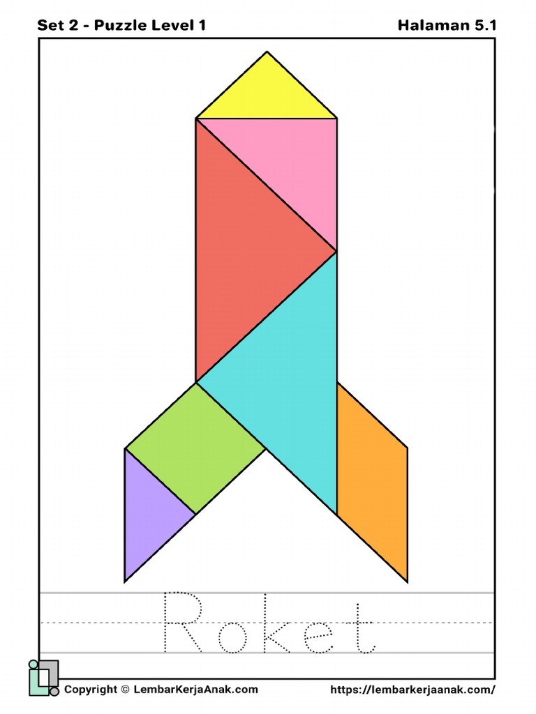 Tangram - Set Puzzle - Roket | PDF