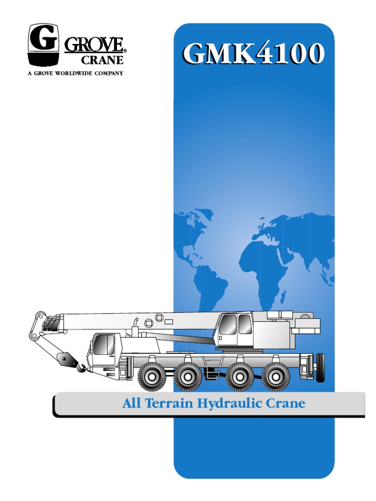 GMK4100 Crane Specifications | PDF | Automatic Transmission | Truck