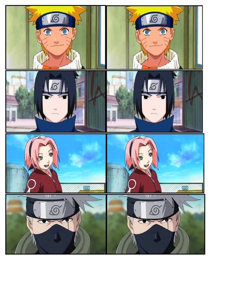 Jogo de Memória - Naruto | PDF