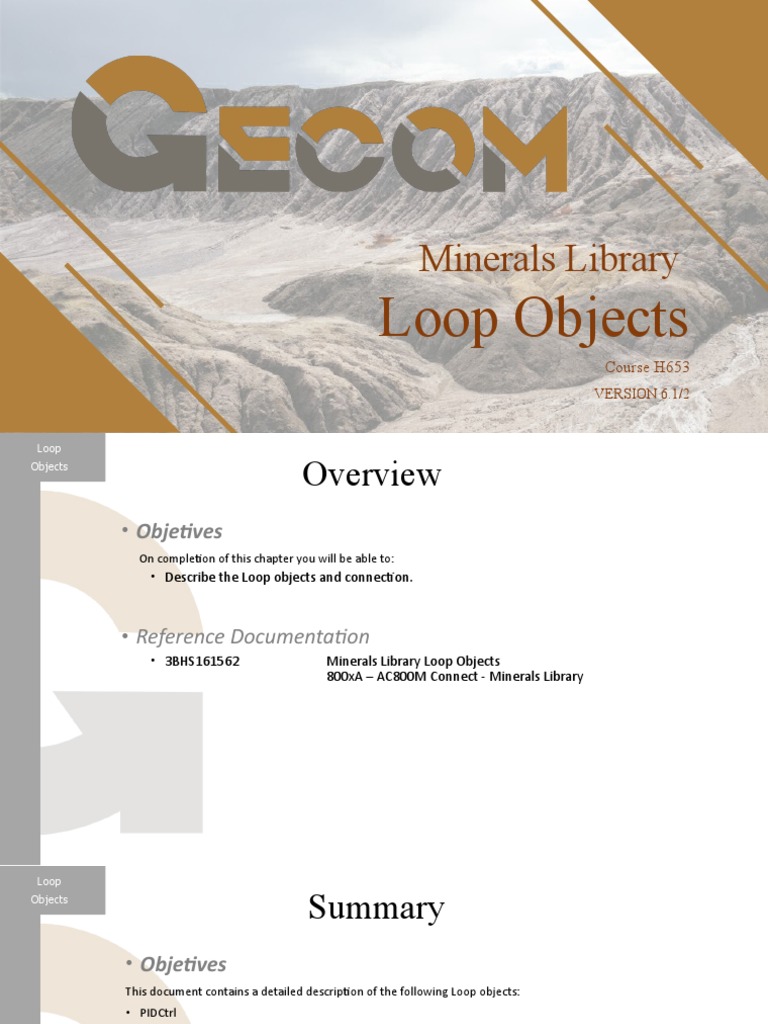 H653 - 06 Loop Objects | PDF | Control Theory | Computer Engineering