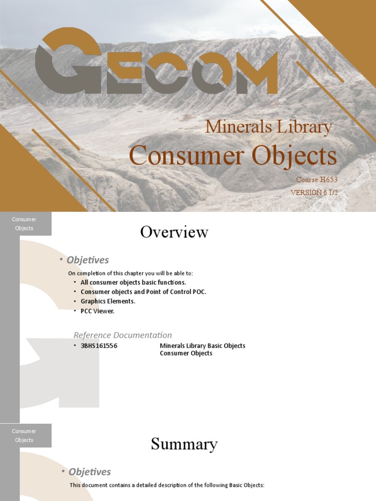 H653 - 04 Consumer Objects | PDF | Feedback | Electricity