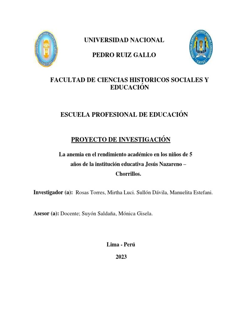 AVANCE HASTA EL PLANTEAMIENTO DE LA SITUACIÓN PROBLEMATICA | PDF ...