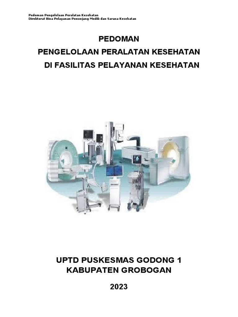 Pedoman Pengelolaan Peralatan Kesehatan Pdf