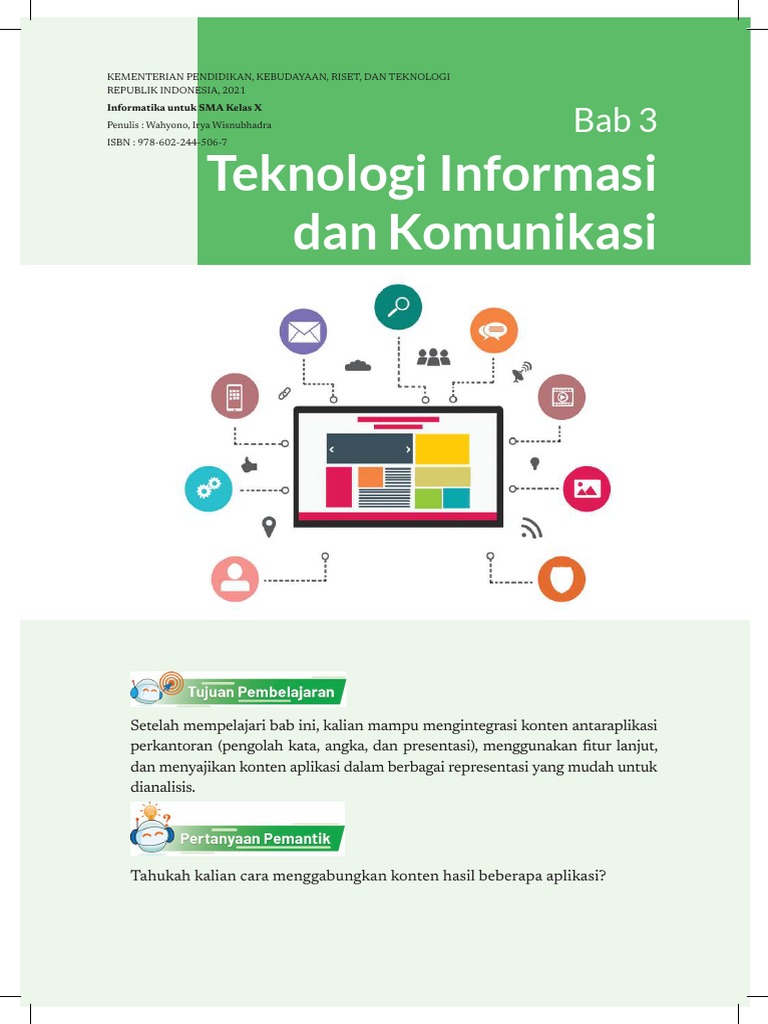 Buku Murid Informatika - Informatika Bab 3 - Fase E | PDF