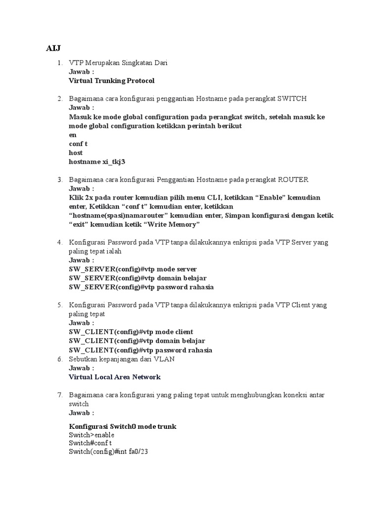Jawaban Aij - Quiz | PDF