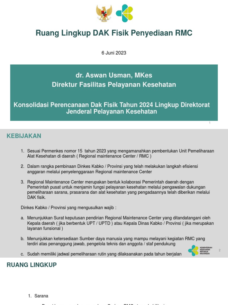 Paparan Dak RMC | PDF