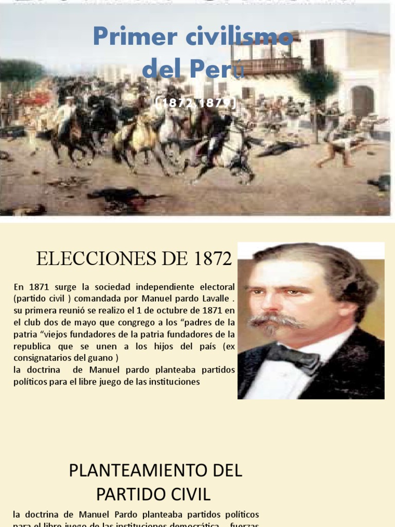 Primer Civilismo en Perú | PDF | Perú | América del Sur