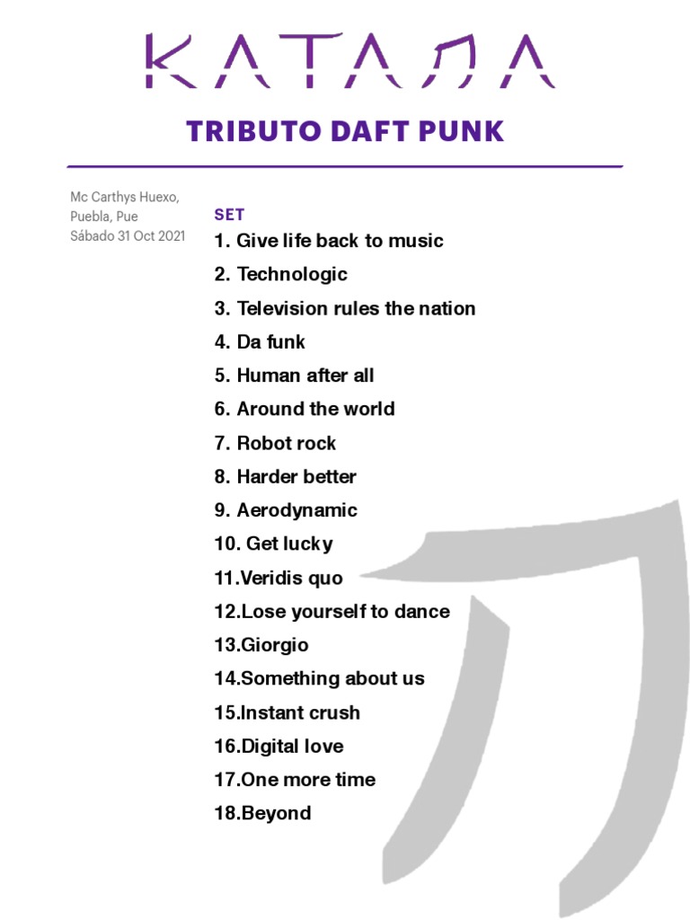 Tributo Daft Punk | PDF