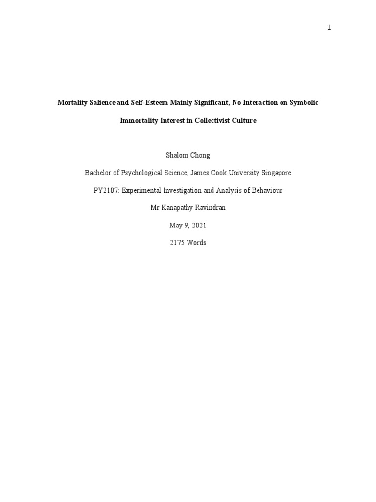 Research Report Pdf Analysis Of Variance Psychological Concepts