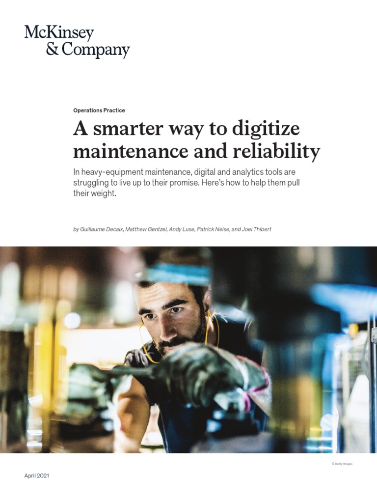 A Smarter Way To Digitize Maintenance and Reliability | PDF ...
