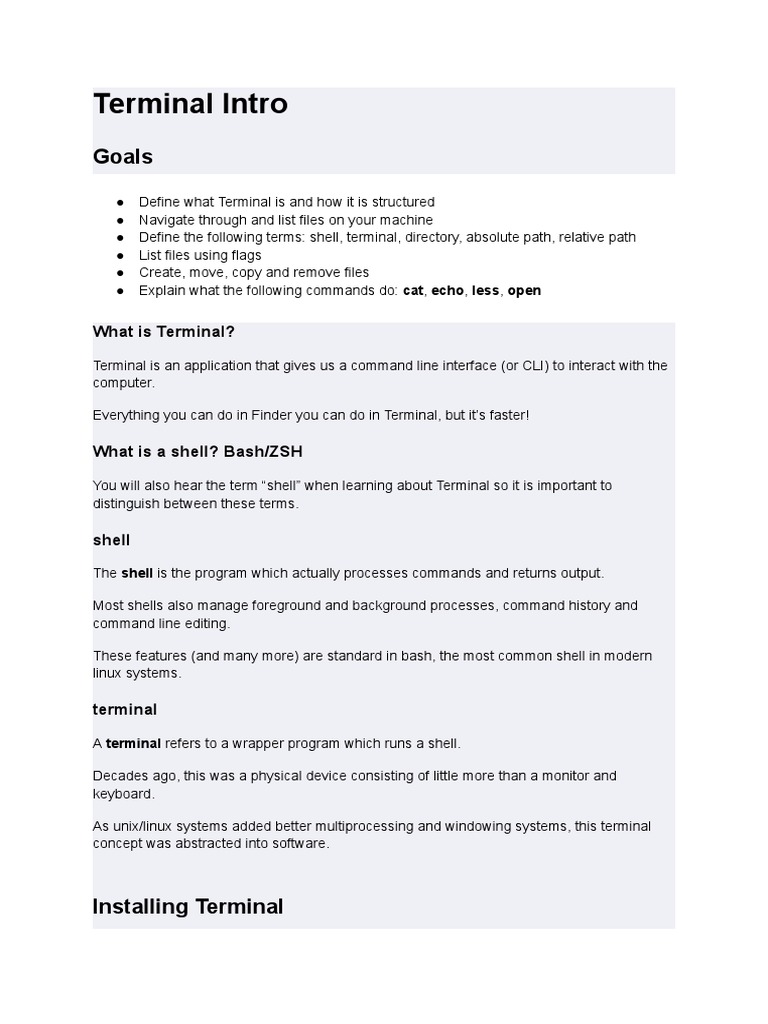 Terminal Intro Pdf Directory Computing Computer File 4589