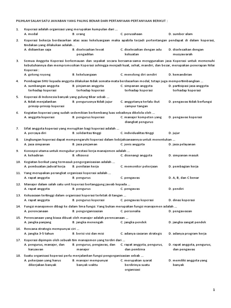 Soal Latihan Ksp-Usp | PDF