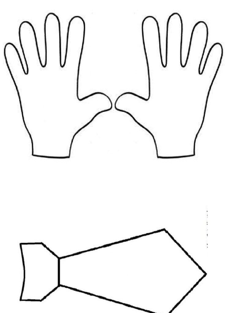 Molde de Manos para Payaso | PDF
