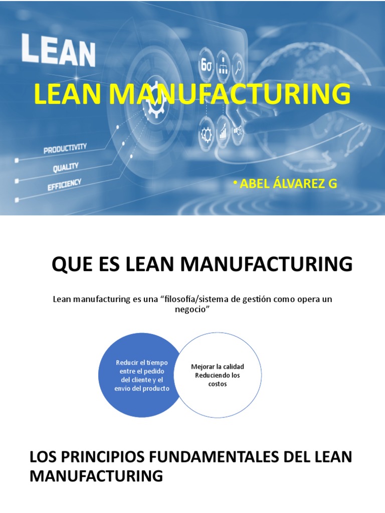 Lean Manufacturing | PDF