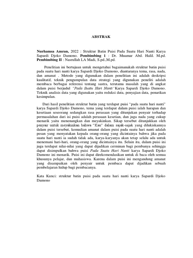 C. Abstrak Indonesia, Abtrak Inggris | PDF