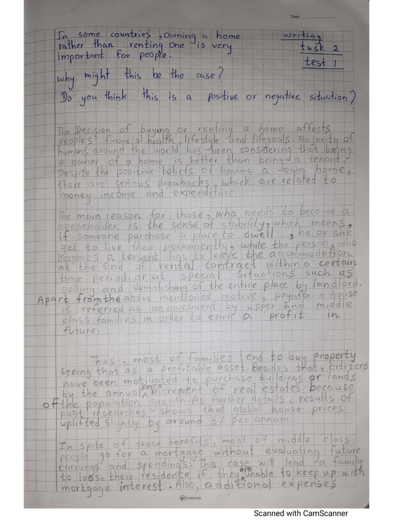 Cambridge 15 Writing Test 1 Task2 | PDF