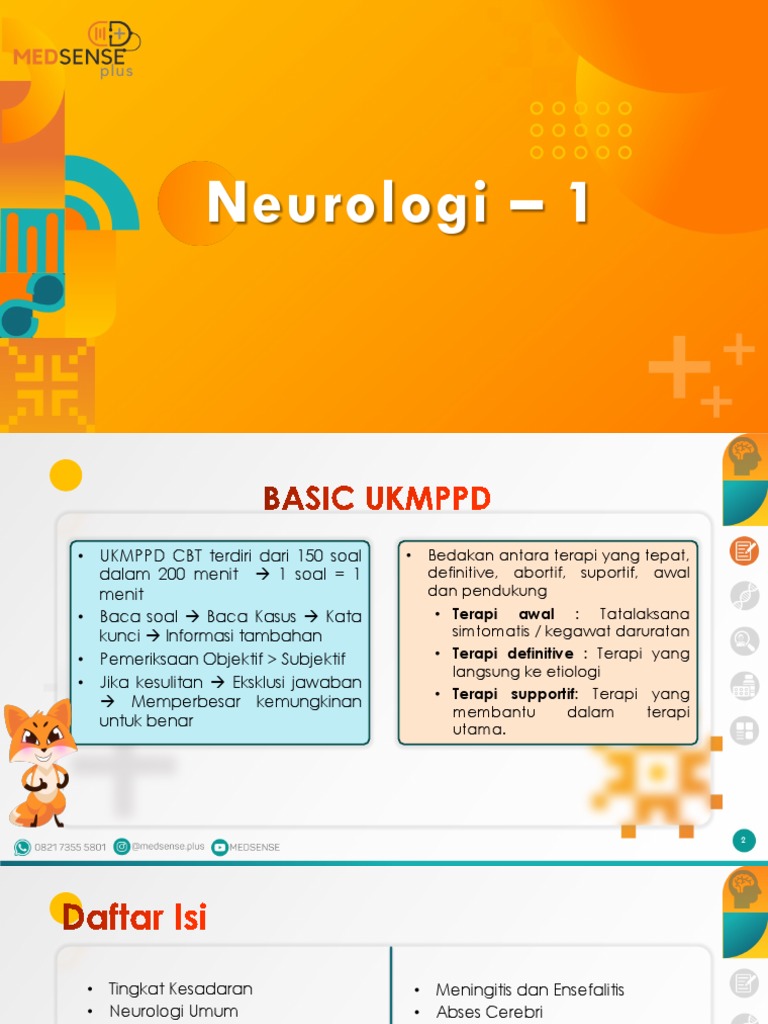 Materi - Neurologi - 1 | PDF