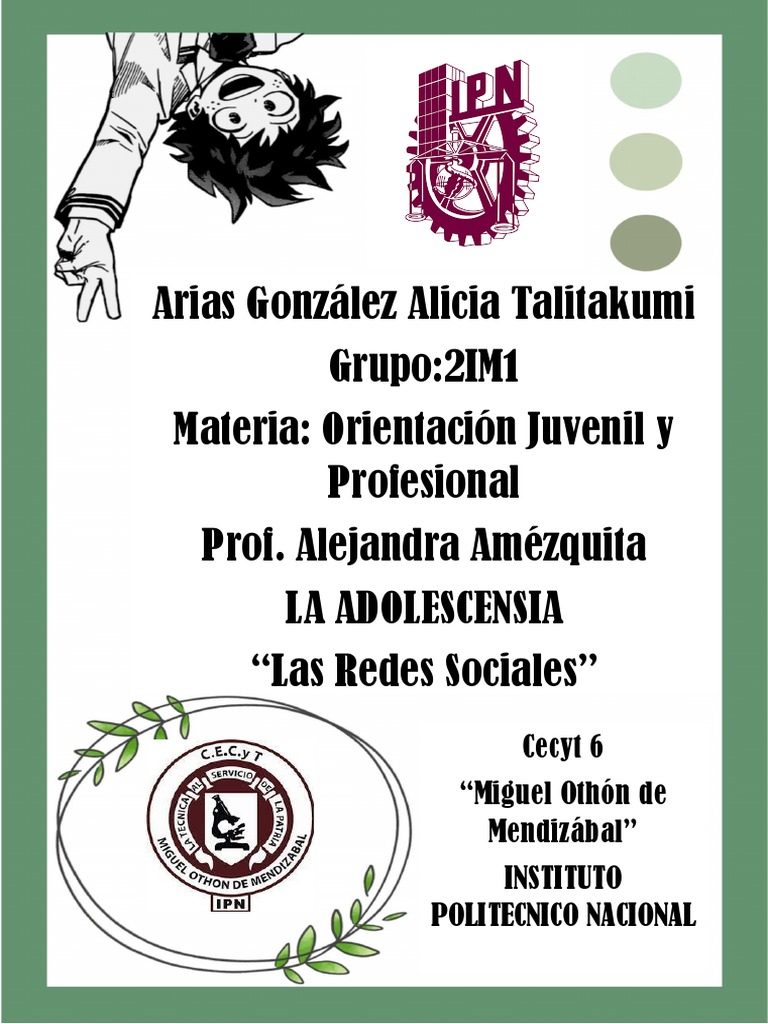 Wa0062. | PDF | Servicio de redes sociales | Adolescencia