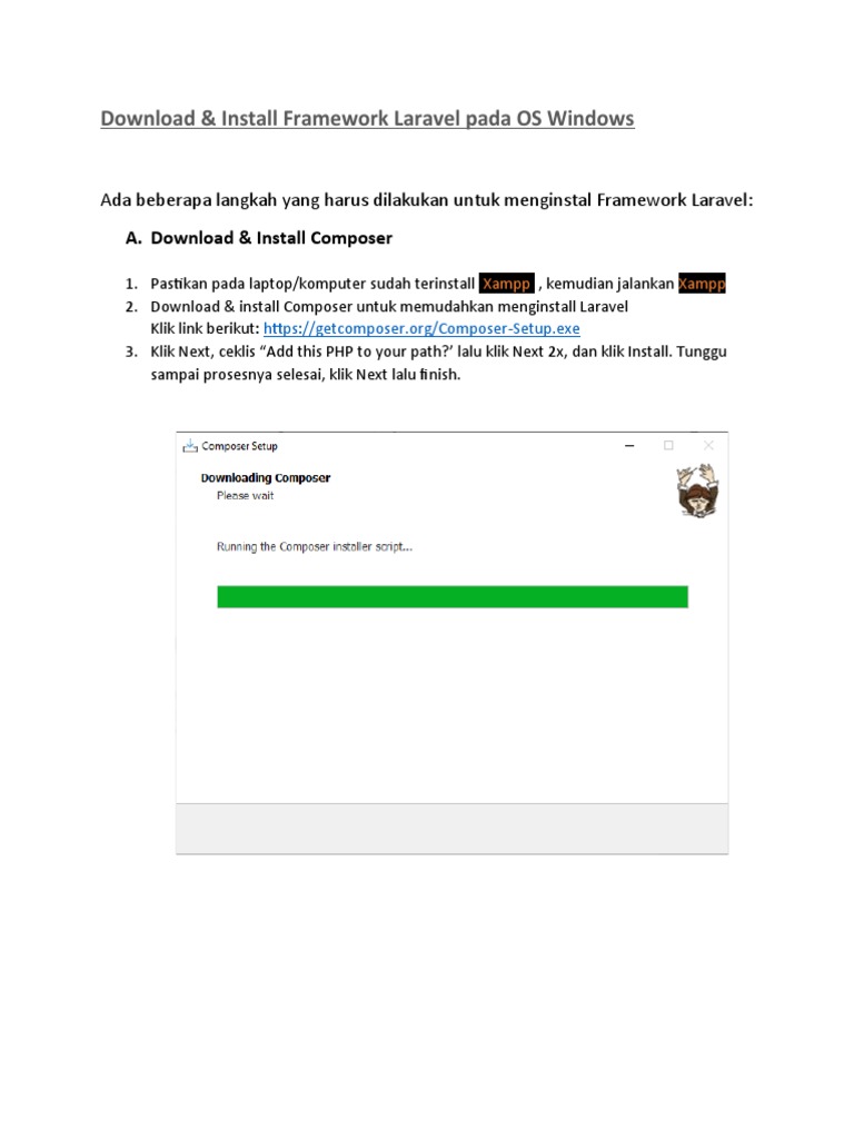 Install Laravel | PDF